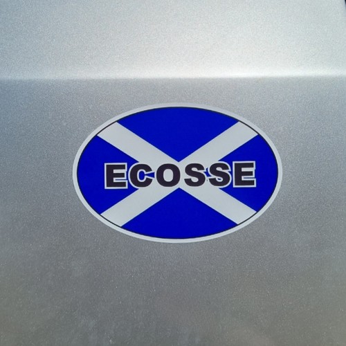 Scotland Scottish Ecosse Saltire Flag Oval Vinyl Sticker Decal For Car ...
