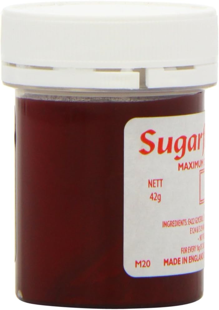 Sugarflair Red Extra Maximum Concentrated Food Colouring Paste, for Use ...