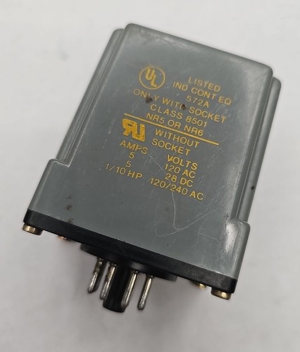 Square D Class 8501 JCK-11 Timed Relay 0.1-10 Sec., 10Amp, 120VAC | eBay