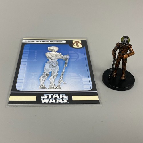 4-LOM BOUNTY HUNTER STAR WARS COLLECTABLE MINIATURES GAME FRINGE 33 32/ ...