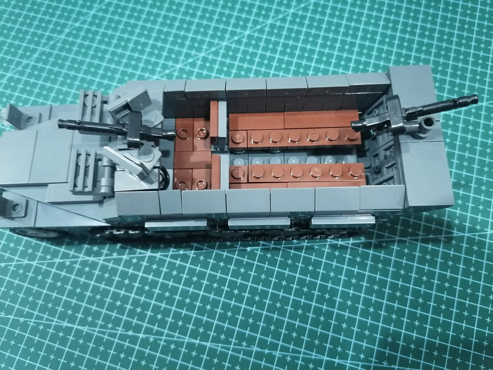 WW2 German half track Sd.Kfz. 251 Armored car World War 2 tank moc ...