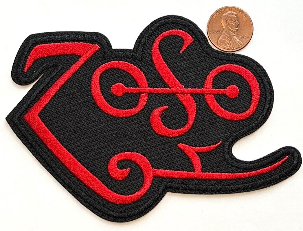Led Zeppelin Zoso Music Embroidered Patch Iron-On Rock Band Music ...