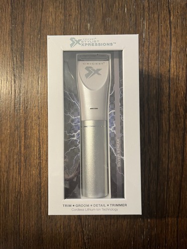 Cricket Stylist Xpressions Cordless Trimmer Silver Streak | eBay
