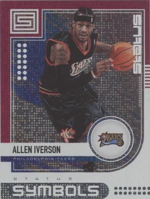 2019-20 Panini Status - Tmall Status Symbols Allen Iverson #13 Red for ...