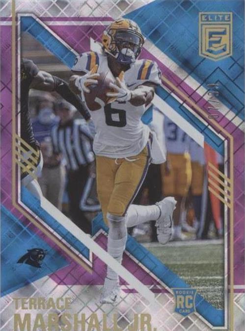 2021 Panini Donruss Elite - Rookies Terrace Marshall Jr. #124 Purple ...