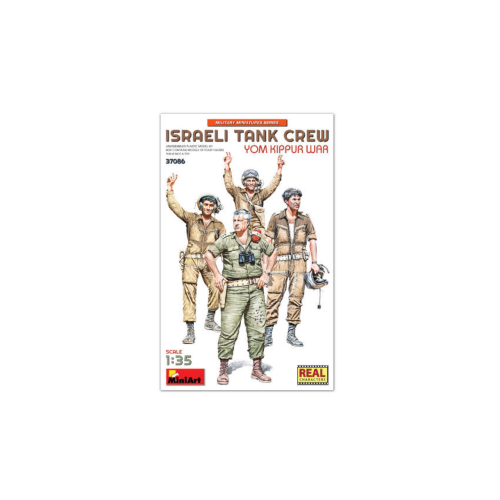 ISRAELI TANK CREW YOM KIPPUR WAR KIT 1:35 Miniart Kit Figure Militari ...