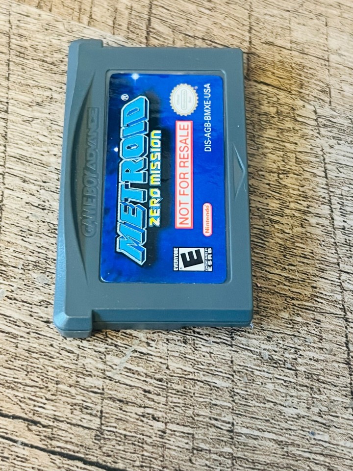 Metroid Zero Mission Not For Resale NFR Authentic Nintendo Game Boy ...