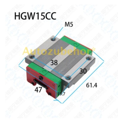 1Pcs New For HIWIN linear slider HGW15CC replace HGW15CA | eBay