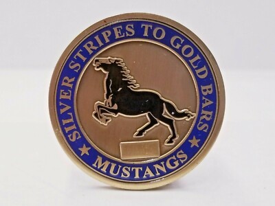 Silver Stripes To Gold Bars Mustang United States Air Force 1.75 ...