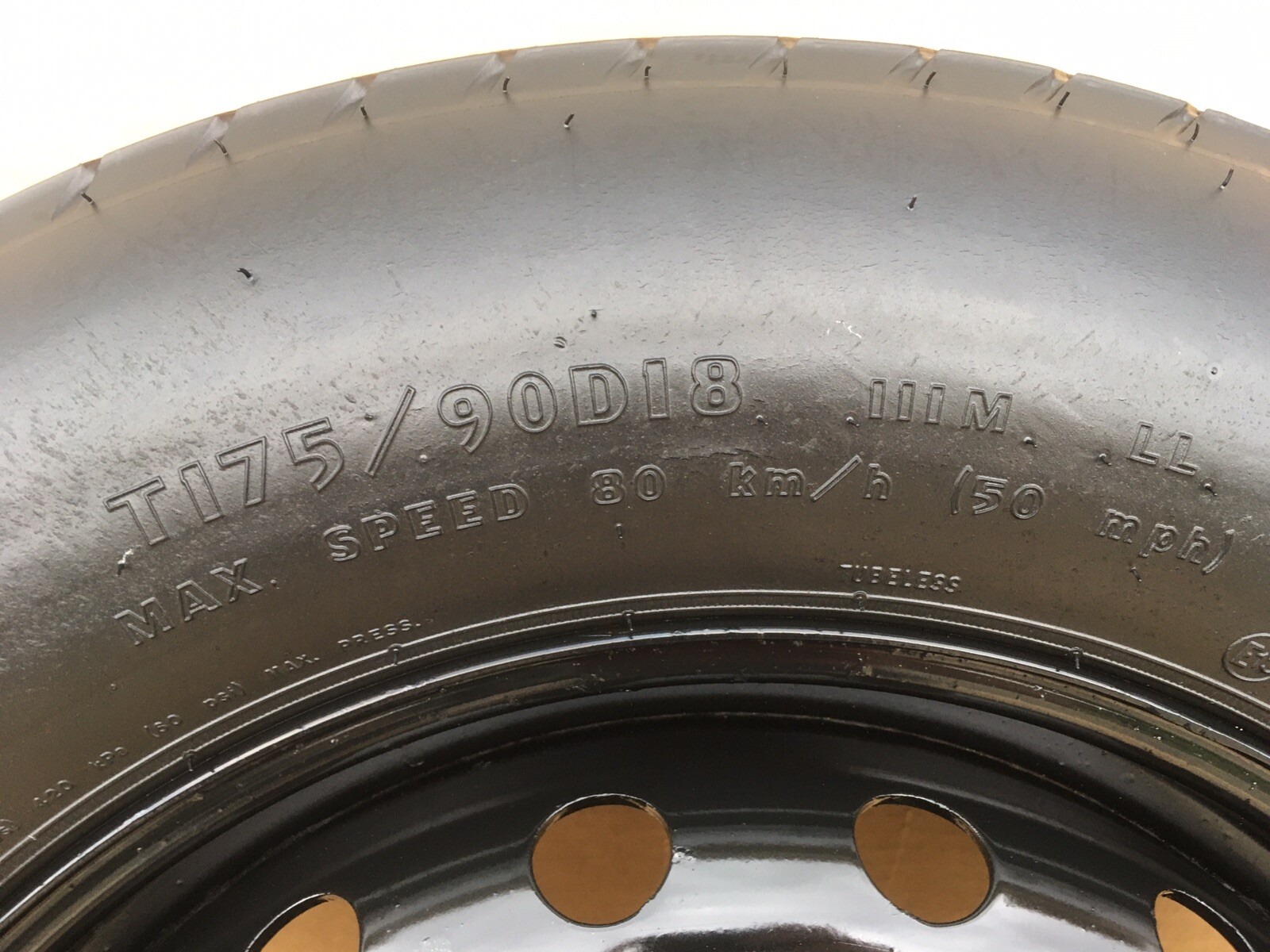 2011-2020 Dodge Durango Jeep OEM 52124856 Spare Tire 18x4 Steel Wheel ...