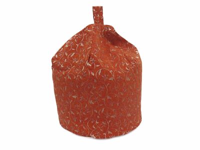 Bean Bag Luxury Jacquard Rome Terracotta Rust Unfilled Bean Bag Cover ...
