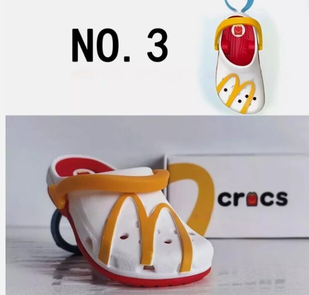 Mini Crocs Keychain Happy Meal Toys Completed Set 10 PCS Cute Toy New ...