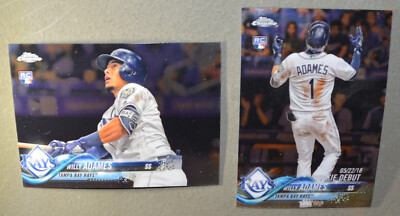 2018 Topps Update Series rookie card #HMT100 & HTM56 - Willy Adames | eBay