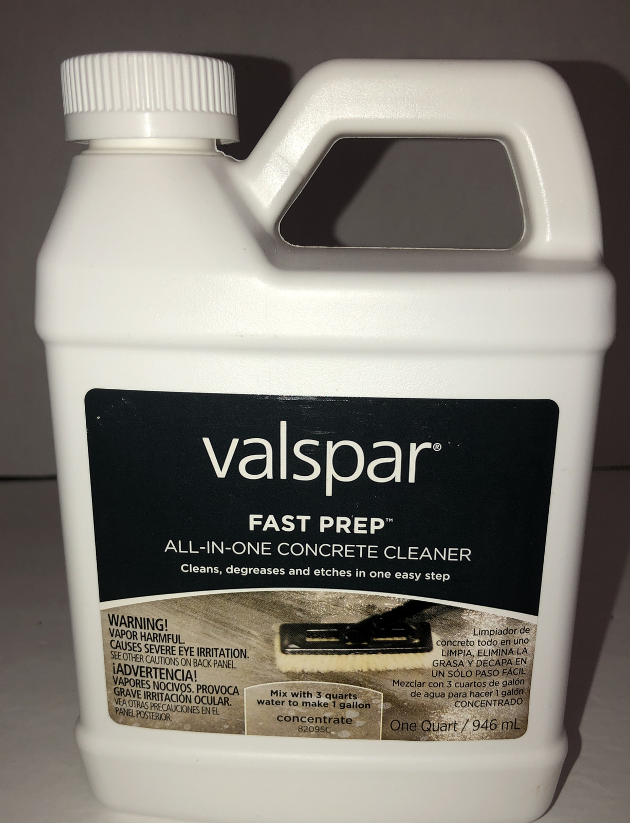Valspar 82095C Fast Prep All-In-One Concrete Cleaner,1 Quart-NEW-RARE ...