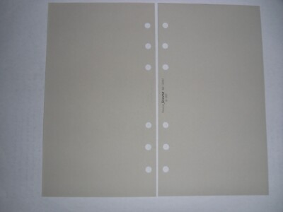 Filofax refill Personal size: blank paper grey [24] | eBay