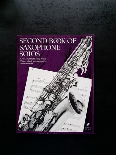 PARTITION - SECOND BOOK OF SAXOPHONE SOLOS - ROBERT HINCHLIFFE | eBay