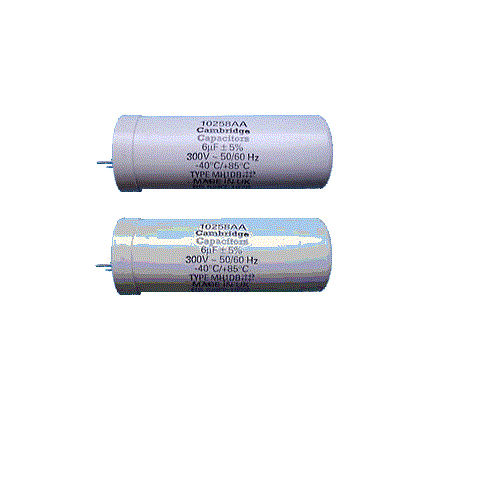 MOTOR RUN CAPACITOR 6µF 300 Volt 50/60Hz Cambridge Capacitors (Pack of ...