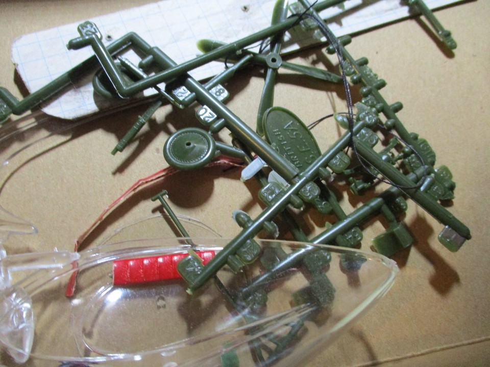 VINTAGE Lindberg 1/48 Scale British SE5 WWI Fighter KIT #532~BUILT/FOR ...