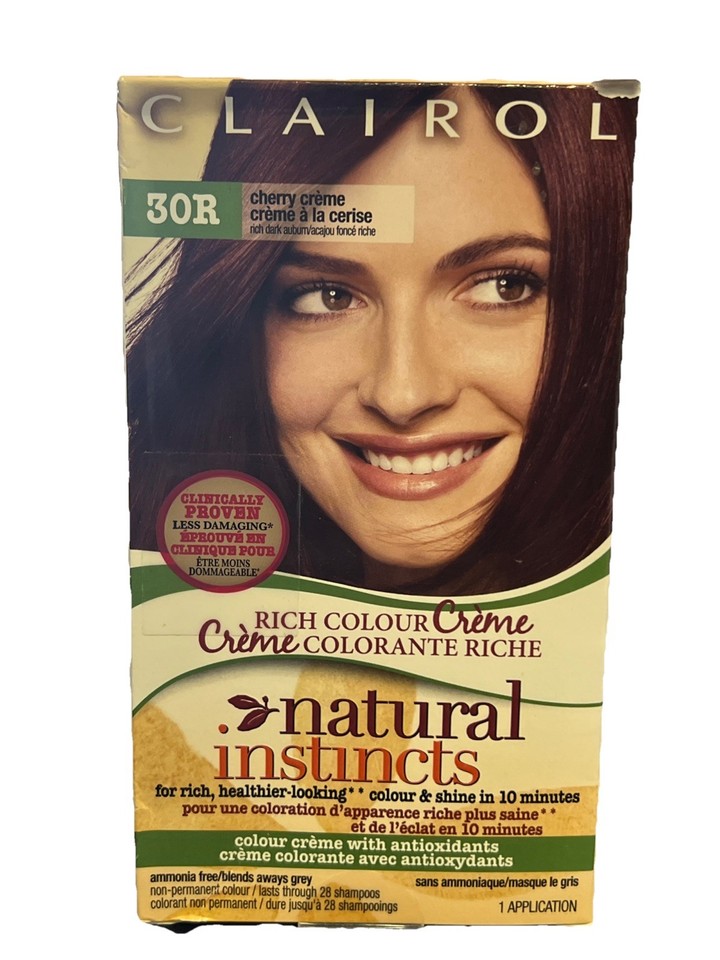 Clairol Natural Instincts Rich Colour Creme Hair Color 30R Rich Dark ...