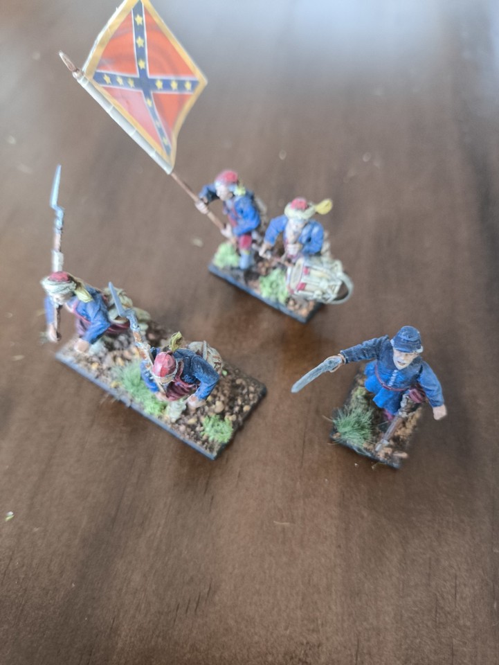 Perry Miniatures ACW AMERICAN CIVIL WAR ZOUAVES 28mm PROPAINTED Warlord ...
