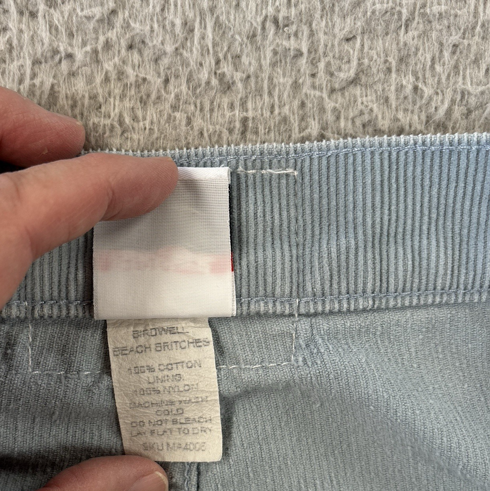Birdwell Beach Britches Shorts Mens Size 30 Blue Corduroy Button Fly ...