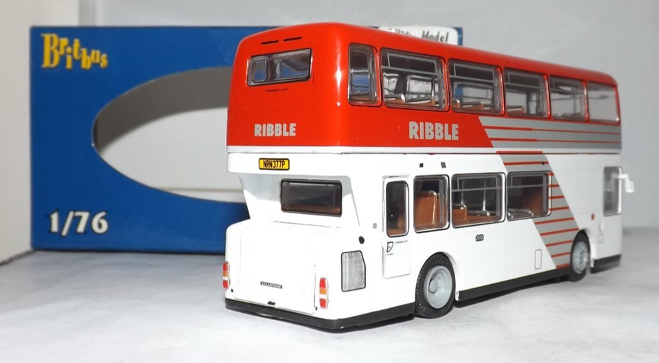 BRITBUS AN1-22 RIBBLE PARK ROYAL LEYLAND ATLANTEAN D/D BUS 1:76 4MM ...