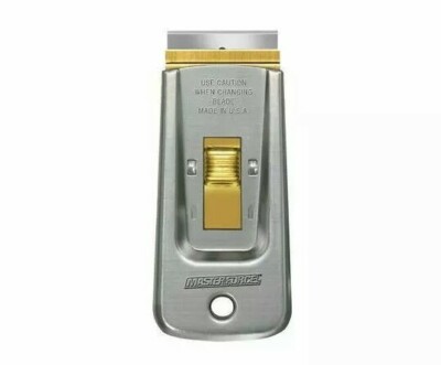 Heavy Duty Master Force Full Size Metal Razor Blade Scraper w/ 5 Blades ...
