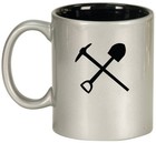 11oz Ceramic Coffee Tea Mug Glass Cup Shovel Pick Miner Mining Tools | eBay
