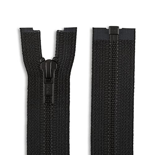 Black Zipper 24 inch Metal Oxide Nickel Jacket Zipper 24" Heavy Duty ...
