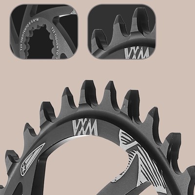 Single Speed Chainring 30T CNC Aluminum Alloy 6mm Offset Bicycle Parts ...