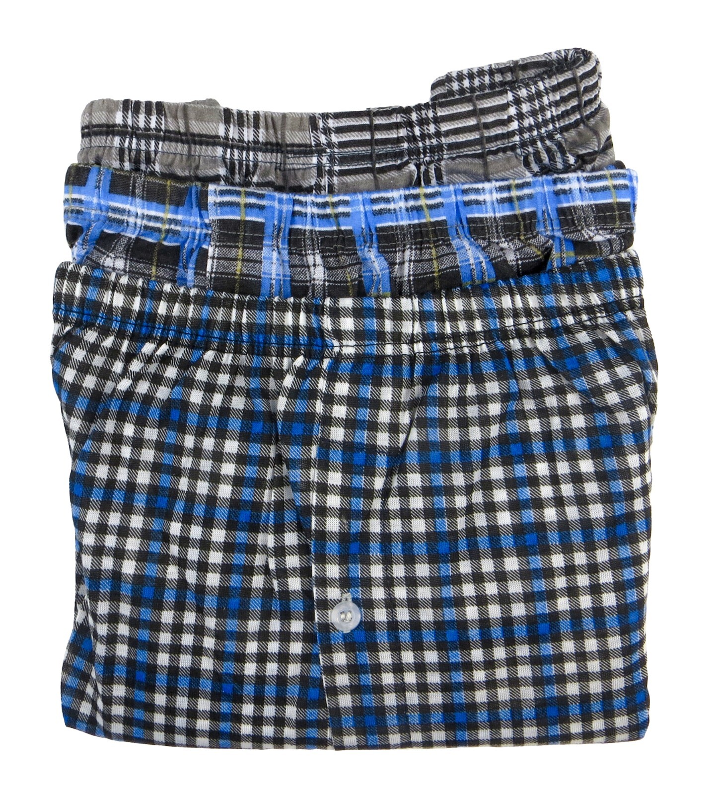 6 Pack Men Boxers Shorts Trunks Underwear Plaid Checks Woven Boxer ...