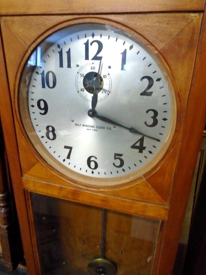 Antique-Self Winding Clock Co. Master Clock-Ca.1920-To Restore-#V479 | eBay