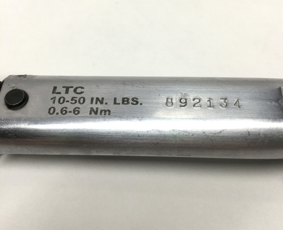 Sturtevant LTC Ratcheting Clicker Torque Wrench, 3/8" Square Drive, 10 ...