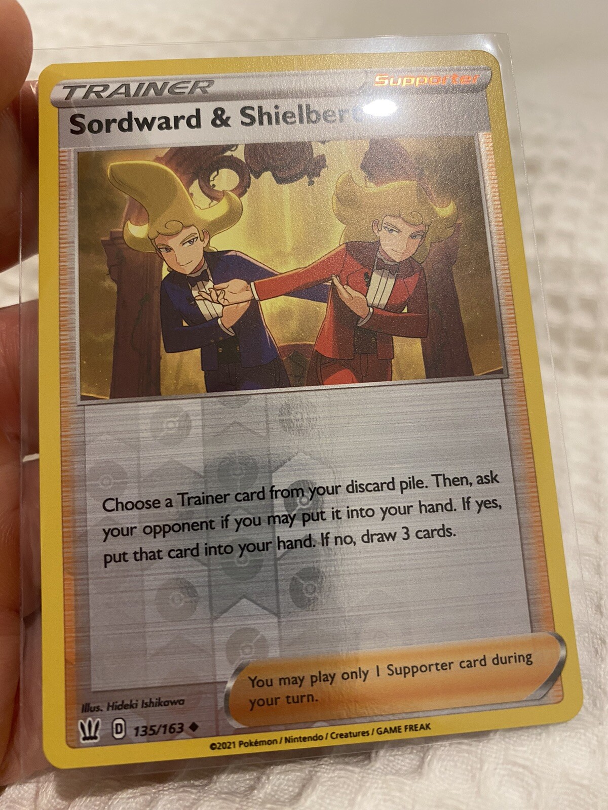 Pokemon TCG Battle Styles - Sordward & Shieldbert 135/163 (Reverse Holo ...