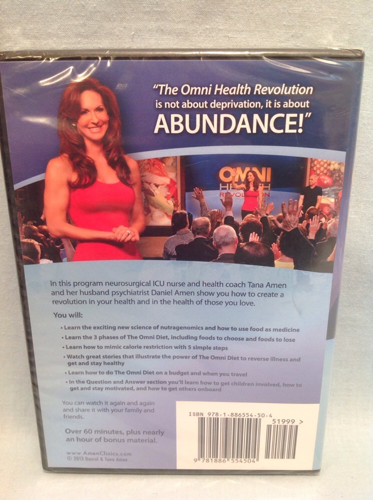 Tana & Daniel Amen The Omni Health Revolution Weight Loss DVD New & Sealed! Z44 | eBay