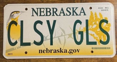 CLSY GS Vanity License Plate Classy GLS Mercedes Benz Nebraska | eBay