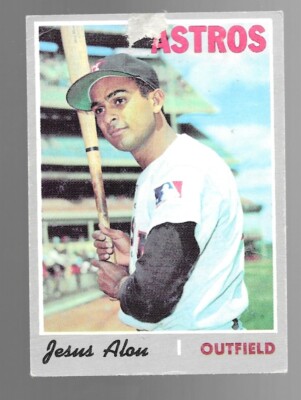 1970 Topps Jesus Alou 248 Houston Astros | eBay