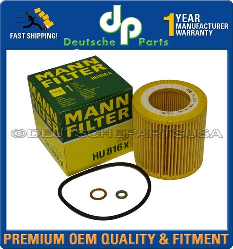 BMW E60 E61 E84 E85 E90 E91 E92 E93 128i 135i 525i X5 Oil Filter Kit ...