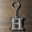 ALPHABET LETTER Initial KEYRING KEYCHAIN Laser Cut 5mm CRYSTAL CLEAR ...