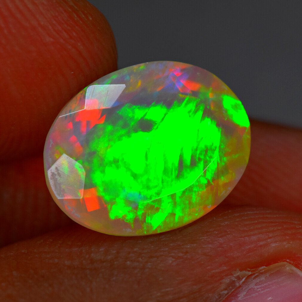 3.11Ct Beautiful 3D Harlequin Pattern Untreated Ethiopian Solid Welo Opal | eBay