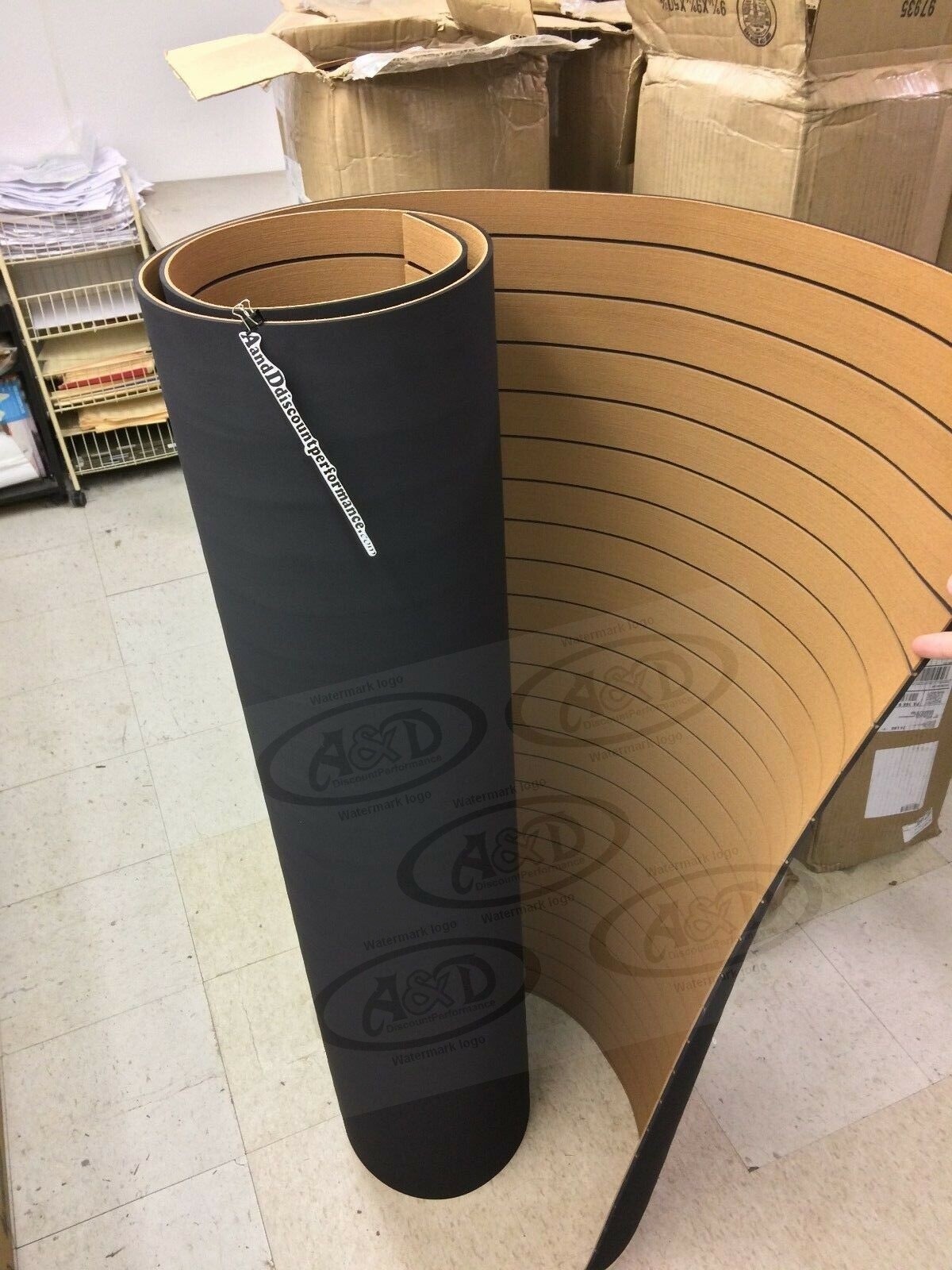 Hydro-turf Sheet 47X86 2TONE Teak SHT86WG-2T BROWN/BLACK WIDE CUT ...