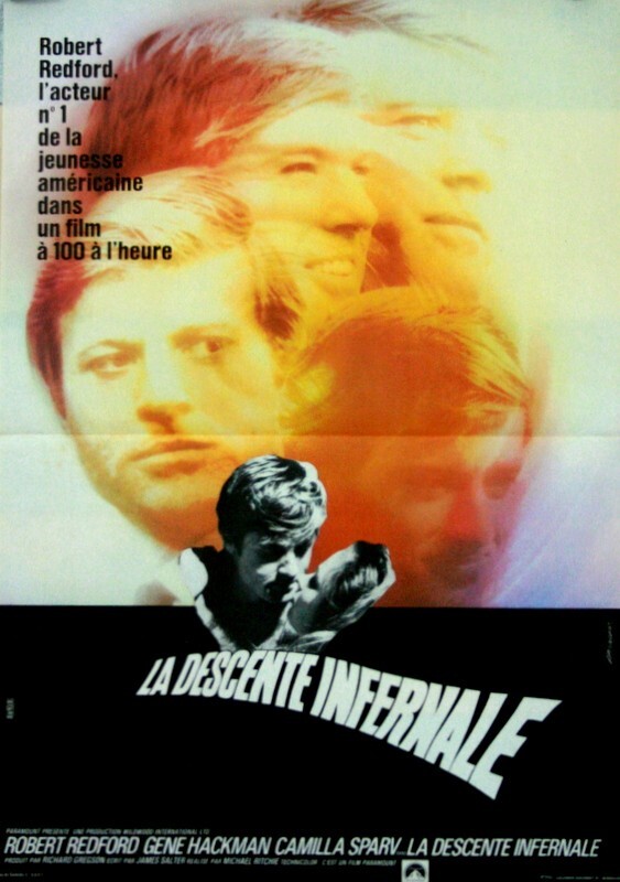 SPORT SKI Robert Redford DOWNHILL RACER Michael Ritchie 1969 FRENCH ...