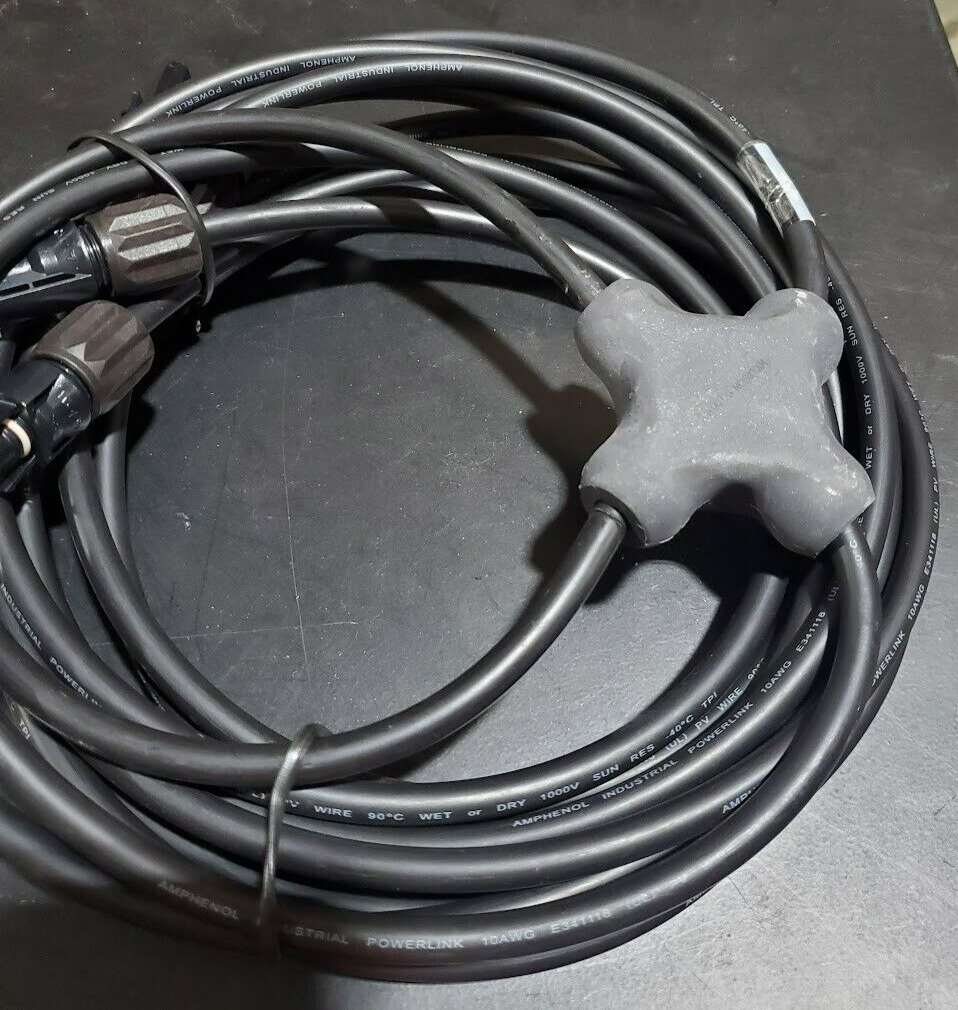 Amphenol PV Wire X Adapter with 3A In-Line Fuse H4 (MC4 Compatible ...