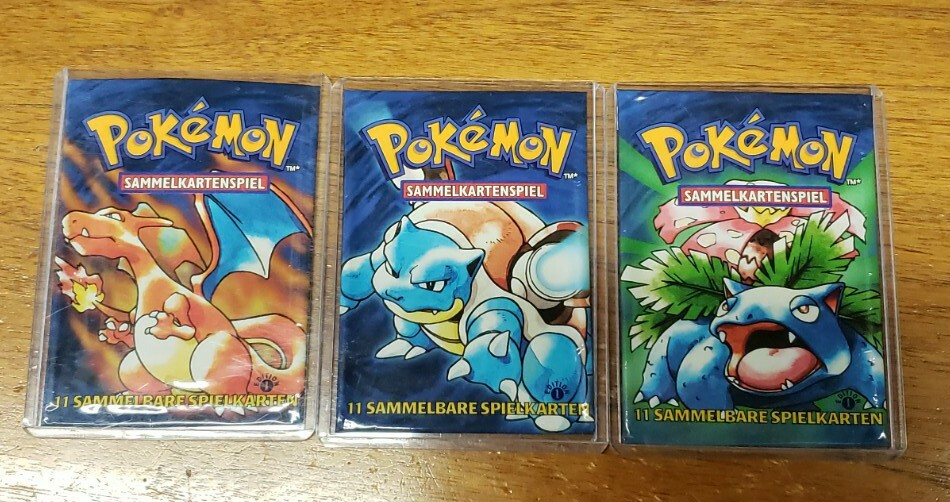 Original Pokemon Card Packs Pokemon Base Set 1. Edition Englisch