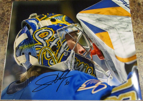 JOEL HOFER SIGNED 8 X 10 GLOSSY PHOTO ST. LOUIS BLUES (A) | eBay