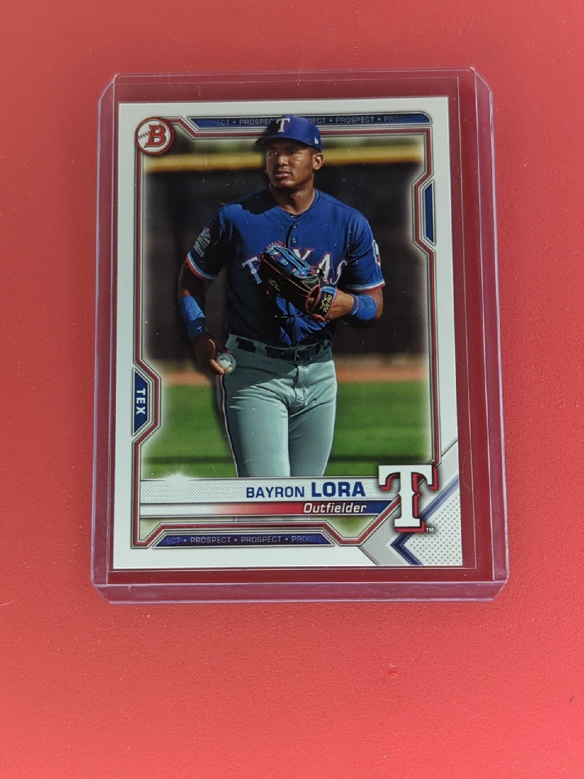 2021 Bowman Prospects Paper Base #BP-139 Bayron Lora - Texas Rangers🔥🔥📈 ...