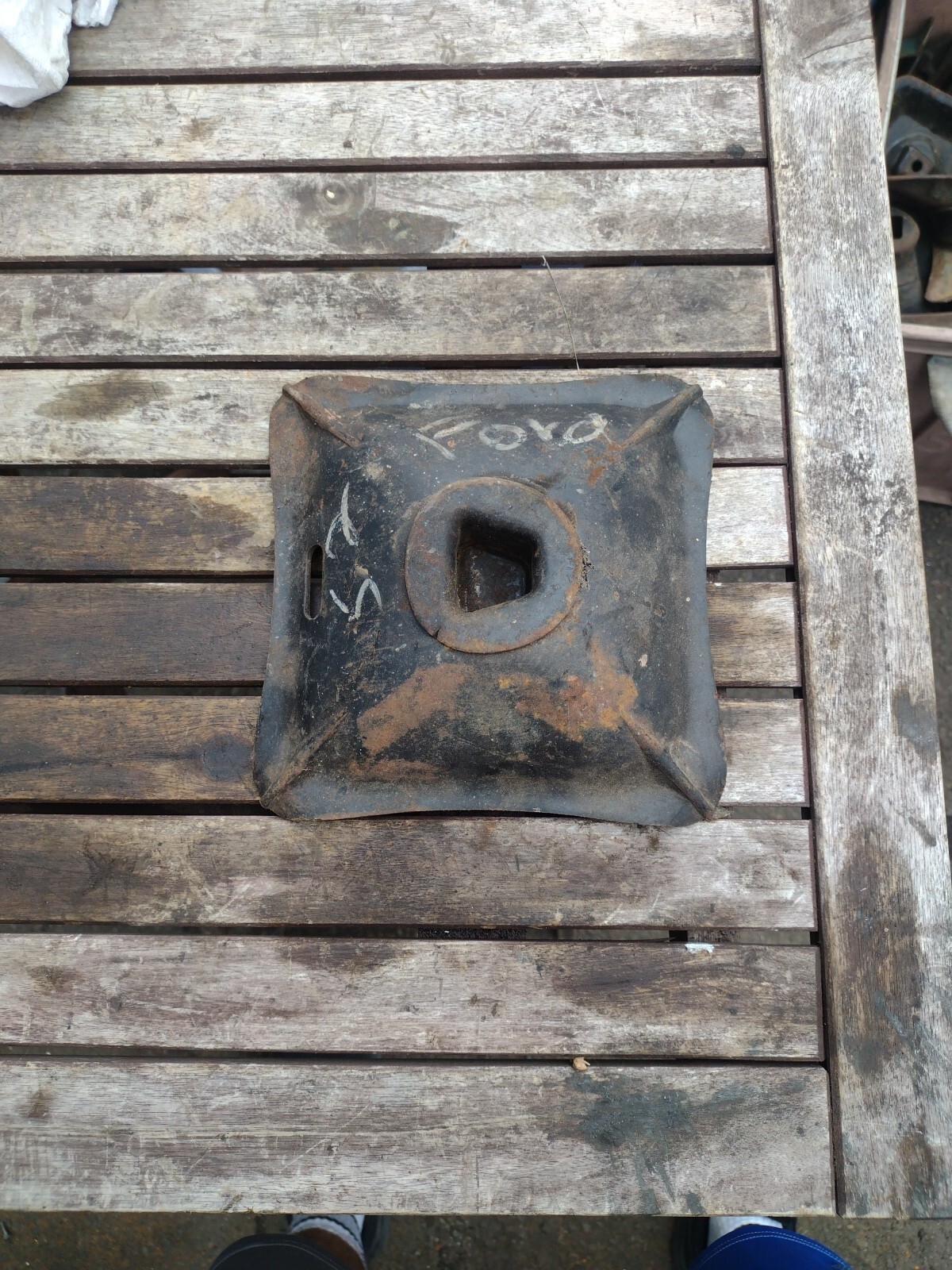 Vtg 60's 70s 80s Trunk Mount Bumper Jack BASE ONLY Chevy Ford Gm ...