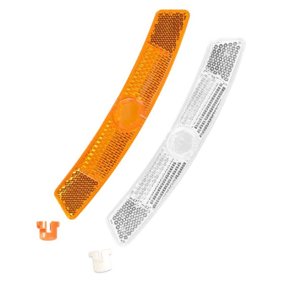 Bike Light Bicycle Reflectors Road Reflective Spoke Steel Ring Traffic ...