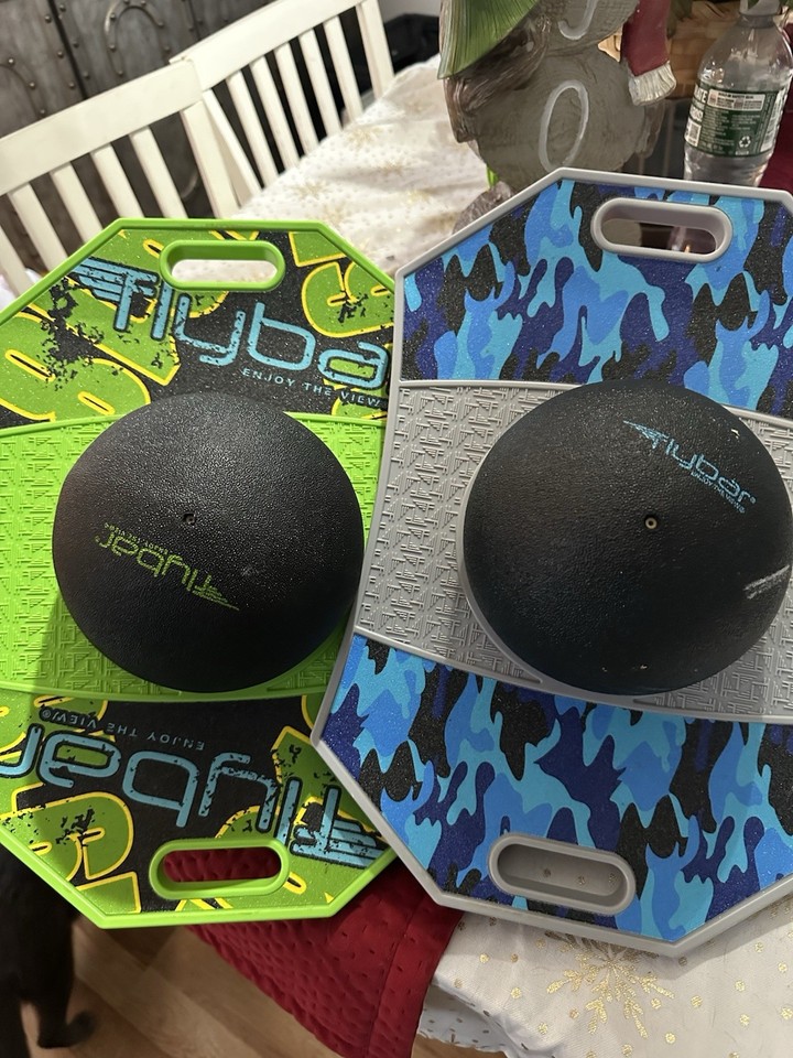 Flybar Pogo Ball Jump Trick Bounce Pogo Board - Green & Black, Blue ...