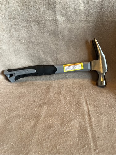 New PITTSBURGH 16 oz. Rip Hammer with Shock Absorbing Fiberglass Handle ...